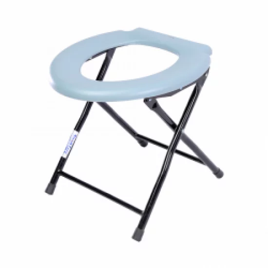 Foldable Bathroom Commode Stool - Wheelchair Shop
